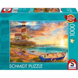 Schmidt Spiele Sonnenuntergang in der Leuchtturm-Bucht