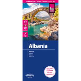 Reise Know-How Landkarte Albanien / Albania (1:220.000) - Reise Know-How Verlag Peter Rump, Karte (im Sinne von Landkarte)