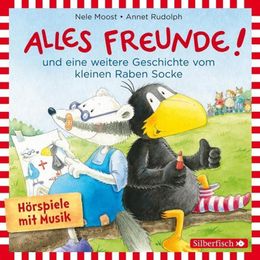 Silberfisch Alles Freunde!, Alles wieder gut! (Der kleine Rabe Socke),1 Audio-CD - Nele Moost, Annet Rudolph (Hörbuch)