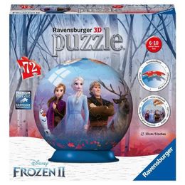 RAVENSBURGER VERLAG Ravensburger 3D Puzzle 11142 - Puzzle-Ball Disney Frozen 2 - 72 Teile - Puzzle-Ball für Fans von Anna und Elsa ab 6 Jahren