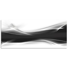 Küchenrückwand Artland "Kreatives Element" Spritzschutzwände Gr. B/H: 130 cm x 55 cm, schwarz Küchendekoration