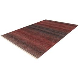 Teppich Obsession "My Laos 468" Teppiche Gr. B/L: 160 cm x 230 cm, 9 mm, 1 St., rot Fransenteppich Esszimmerteppiche moderner Farbverlauf, meliert, mit Fransen, auch als Läufer