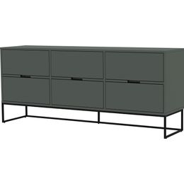 Sideboard Tenzo "LIPP" Sideboards Gr. B/H/T: 176,5 cm x 76 cm x 43 cm, 6, grün (misty grün) Sideboards