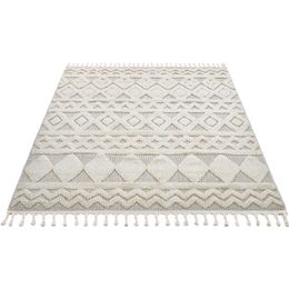 Teppich Home Affaire "Duncan" Teppiche Gr. B/L: 120 cm x 180 cm, 18 mm, 1 St., beige (natur) Esszimmerteppiche