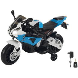 Elektro-Kindermotorrad Jamara "BMW S1000 RR" Elektro-Kinderfahrzeuge blau Kinder Motorrad
