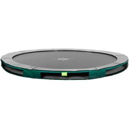 Bodentrampolin EXIT "Elegant sports" Trampoline Gr. Ø 213 cm, grün (schwarz, grün) Kinder Ab 12-15 Jahren