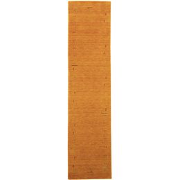 Läufer morgenland "GABBEH FEIN FENTH" Teppiche Gr. B/L: 80 cm x 300 cm, 18 mm, 1 St., orange Teppichläufer