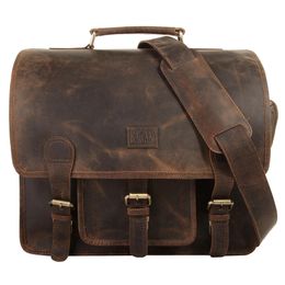 Aktentasche BAGAN Gr. B/H/T: 35 cm x 32 cm x 10 cm onesize, braun Damen Taschen Aktenkoffer