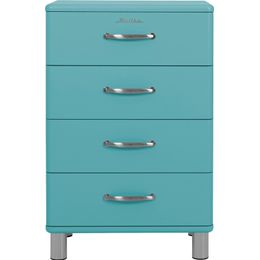 Kommode Tenzo "Malibu" Sideboards Gr. B/H: 60,5 cm x 92 cm, blau (lagoon blue) Kommode