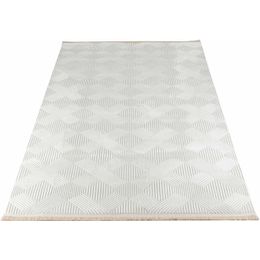 Teppich Sehrazat "Glory 220" Teppiche Gr. B/L: 200 cm x 290 cm, 10 mm, 1 St., beige (creme) Esszimmerteppiche