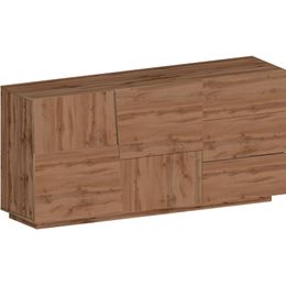 Sideboard Tecnos "Pongo" Sideboards Gr. B/H/T: 180 cm x 86 cm x 44,2 cm, 3, braun (oak wotan) Sideboards