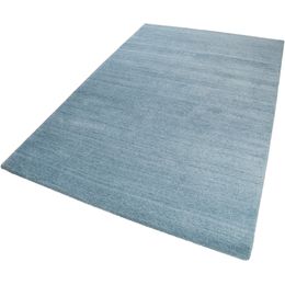 Teppich Esprit "Loft" Teppiche Gr. B/L: 160 cm x 230 cm, 20 mm, 1 St., blau (blau, meliert) Esszimmerteppiche