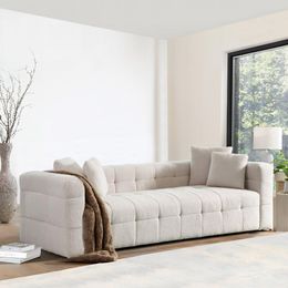 Home Deluxe Teddy Sofa COMO - Beige