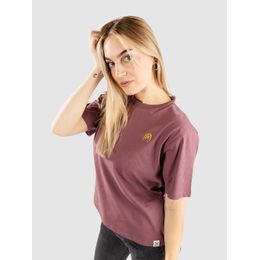 Iriedaily Skate Heart T-Shirt plum