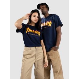 Thrasher Flame T-Shirt navy