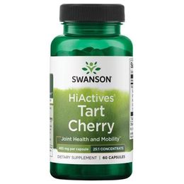 Swanson Health Products Swanson, HiActives Tart Cherry, 465mg - 60 caps [460,72 EUR pro kg]