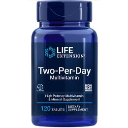 Life Extension, Two-Per-Day Tablets, 120 Tabletten (Dose beshädigt!) [654,29 EUR pro kg]