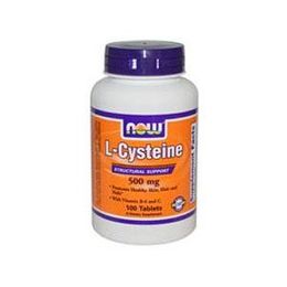 Now Foods L-Cystein 500 mg mit Vitamin B6 und C - 100 Tabletten [389,47 EUR pro kg]