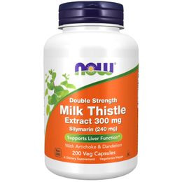 Now Foods, Milk Thistle Extract, Double Strength 300 mg, 200 Veg Capsules [388,89 EUR pro kg]