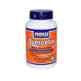 Now Foods Quercetin mit Bromelain kein Citrus - Bioflavonoide - 120 Vcaps [441,67 EUR pro kg]