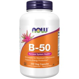 Now Foods B-50 Caps Vitamin B - - 250 Kapseln [355,47 EUR pro kg]