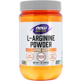 Now Foods, L-Arginin reines Pulver, 454g [59,25 EUR pro kg]