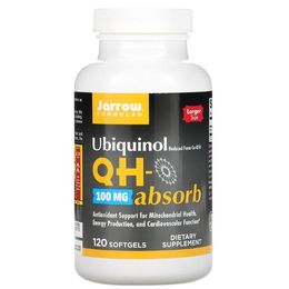 Jarrow Formulas, Ubiquinol, QH-Absorb, 100 mg, 120 Softgels [440,83 EUR pro kg]