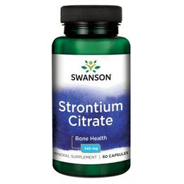 Swanson Health Products Swanson, Strontium Citrate 340mg, 60 Kapseln [6.450,01 EUR pro kg]
