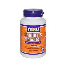 Now Foods, Choline & Inositol 500 mg - 100 Kapseln [238,00 EUR pro kg]