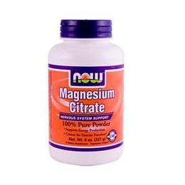 Now Foods Magnesium Citrat, 100% reines Pulver (227g) [56,83 EUR pro kg]