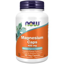 Now Foods Magnesium Caps, 400 mg, 180 Kapseln [250,00 EUR pro kg]