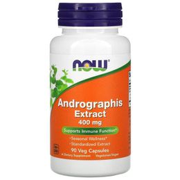 Now Foods, Andrographis Extract, 400 mg, 90 Veg Capsules [386,11 EUR pro kg]