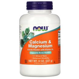 Now Foods, Calcium & Magnesium Pulver, (227 g) [72,69 EUR pro kg]