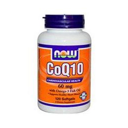 Now Foods, Co-Q10 60 mg, 120 Caps [414,29 EUR pro kg]