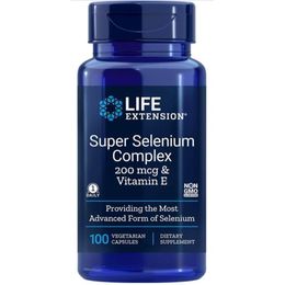 Life Extension, Super Selenium Complex 200mcg, Vitamin E, 100 Veg. Kapseln [545,00 EUR pro kg]