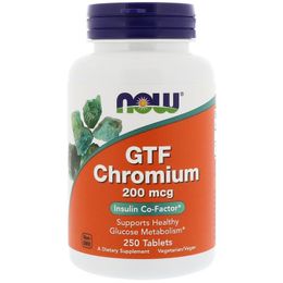 Now Foods, GTF Chromium, 250 Tabletten [3.975,00 EUR pro kg]