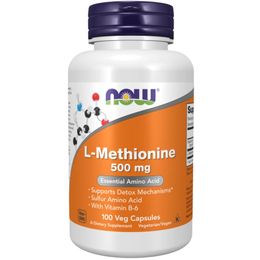 Now Foods, L-Methionin 500 mg - 100 Kapseln [298,00 EUR pro kg]