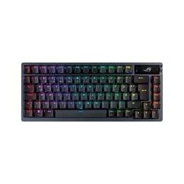 ASUS ROG Azoth, Gaming-Tastatur gunmetal, DE-Layout, ROG NX Red, inkl. Schmiermittel-Kit