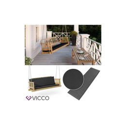 VICCO Bankauflage 140x40x5cm Bankpolster Gartenbank-Auflage Sitzpolster Auflage