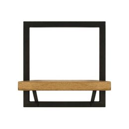 HSM Collection Wandboard Levels 2 Mangoholz, Eisen, 32x22x32 cm