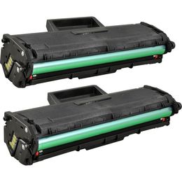 W&P 2 Alternativ Toner ersetzt HP (Samsung) MLT-D101S/ELS SU696A schwarz