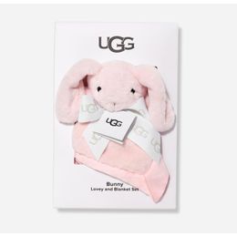 UGG Australia UGG® Set aus rosa Häschen und Decke in Pink Shell, Größe One Size
