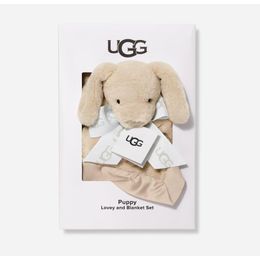 UGG Australia UGG® Set aus Puppy Lovey und Decke in Birch, Größe One Size