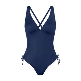 Triumph - Badeanzug mit gefütterten Cups - Dark blue 44D - Summer Mix & Match - Bademode für Frauen