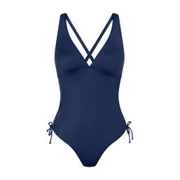 Triumph - Badeanzug mit gefütterten Cups - Dark blue 46D - Summer Mix & Match - Bademode für Frauen