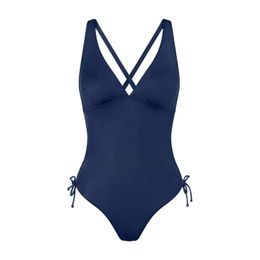 Triumph - Badeanzug mit gefütterten Cups - Dark blue 36C - Summer Mix & Match - Bademode für Frauen