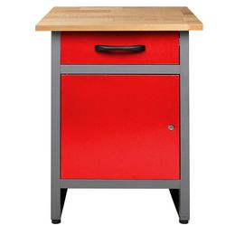 ONDIS24 Werkbank Wolle 60 cm rot H85