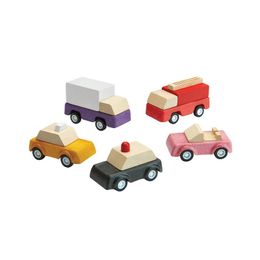 Plan Toys Holz-Fahrzeuge PLAN WORLD 5-teilig