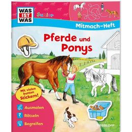 WAS IST WAS Junior Mitmach-Heft Pferde und Ponys - Ida Schuhmann, Kartoniert (TB)