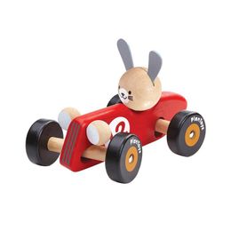 Plan Toys Holz-Rennauto HASE in rot